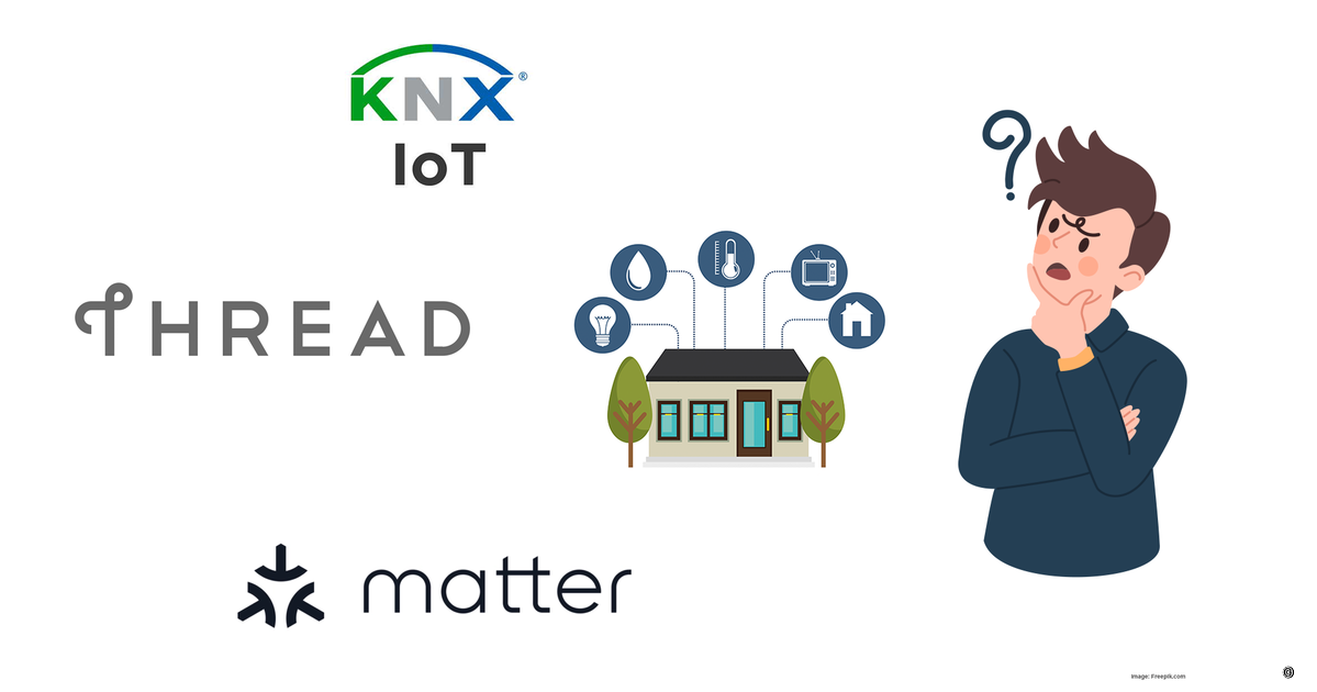 Eine Einordnung von Thread, Matter, Zigbee und KNX IoT